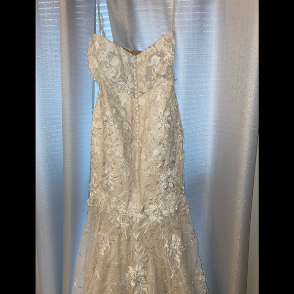 allison Webb | Dresses | Allison Webb Ivory Evie Floral Lace Wedding ...